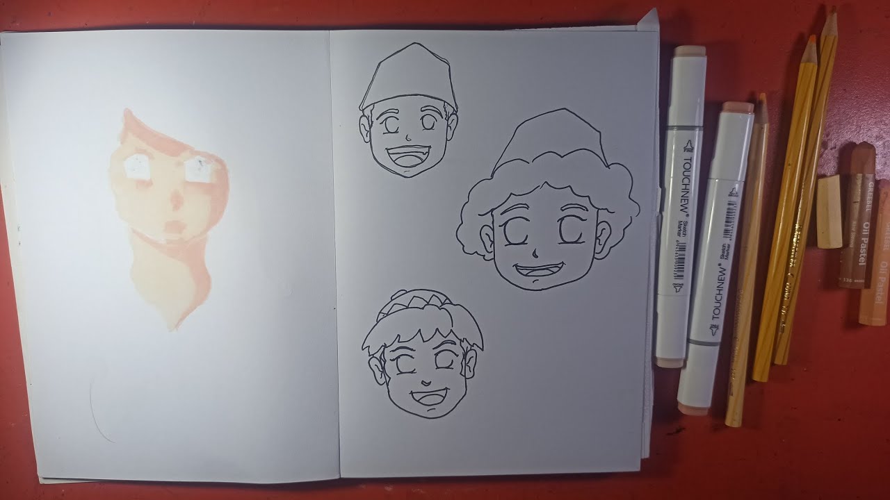 skin tone marker x Crayon x Pencil colour. - YouTube