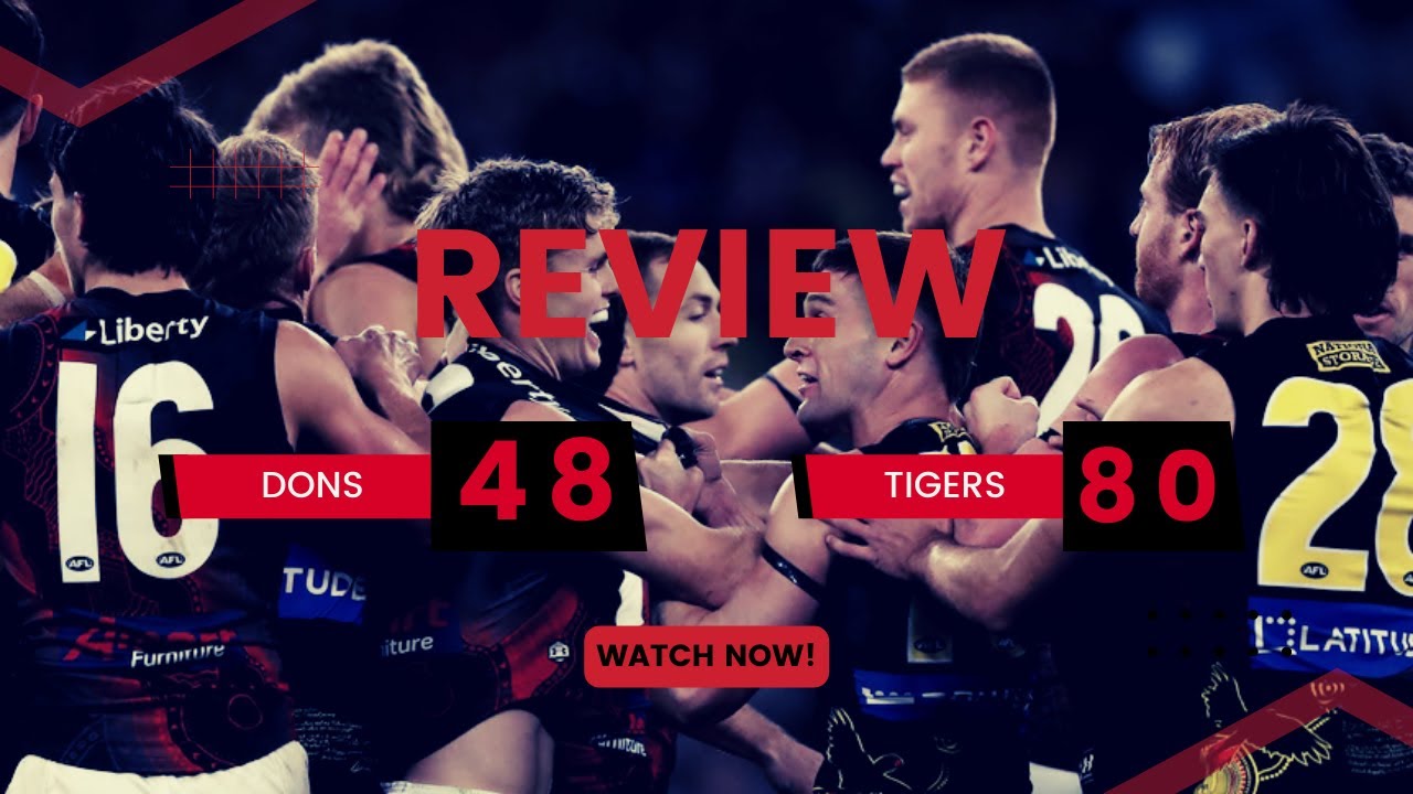 Review - Essendon vs. Richmond - Round 10 2022 - YouTube