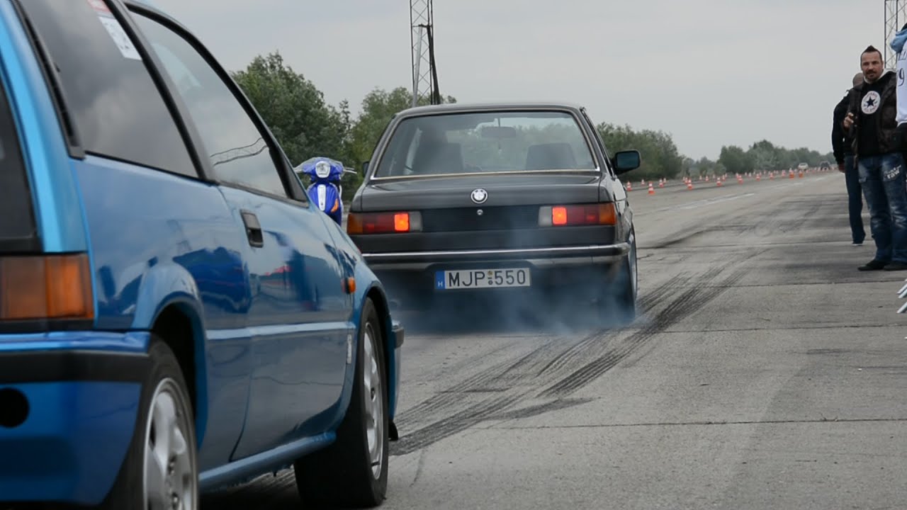 BMW E21 325i Drag Race Taszár 2016.05.01. 3/6 - YouTube