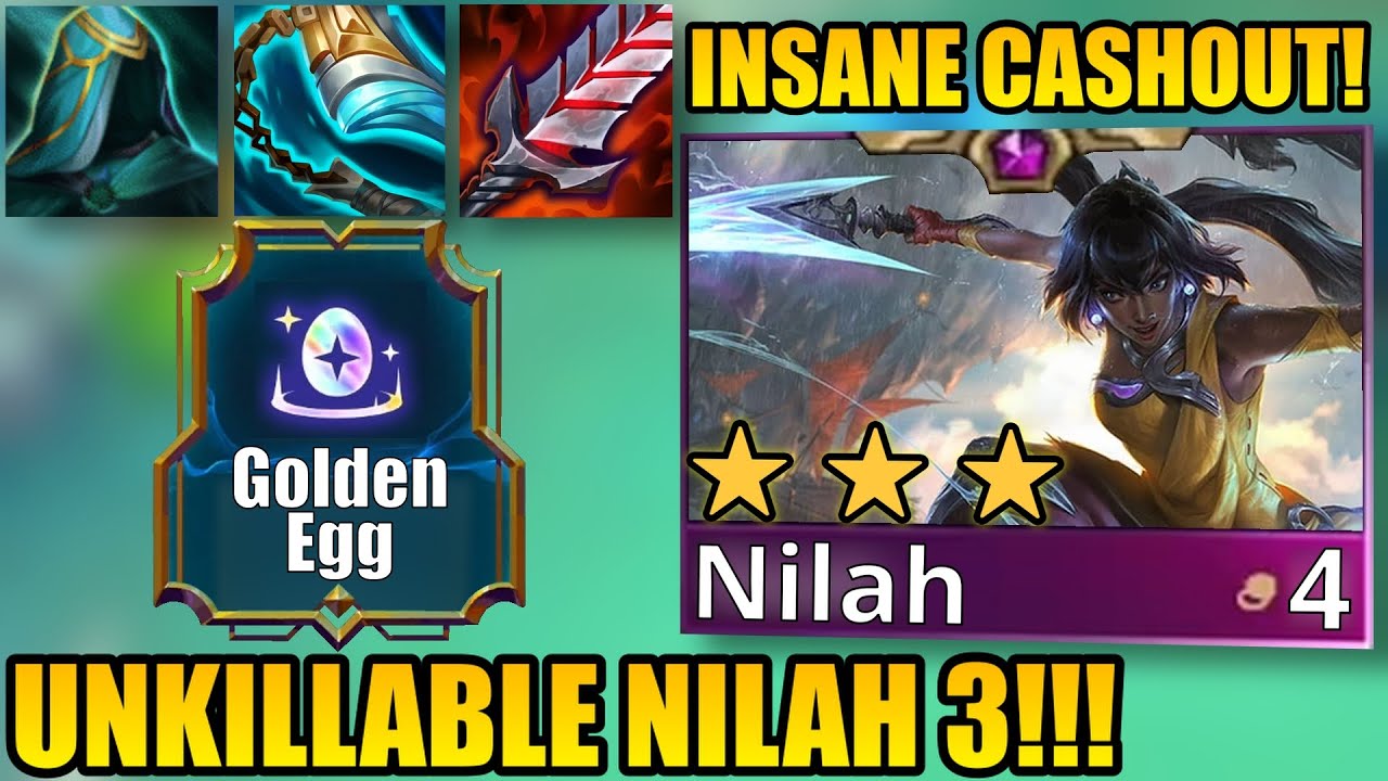 Buffed 6 Vanquisher Nilah 3 Star Ft Golden Egg Cashout