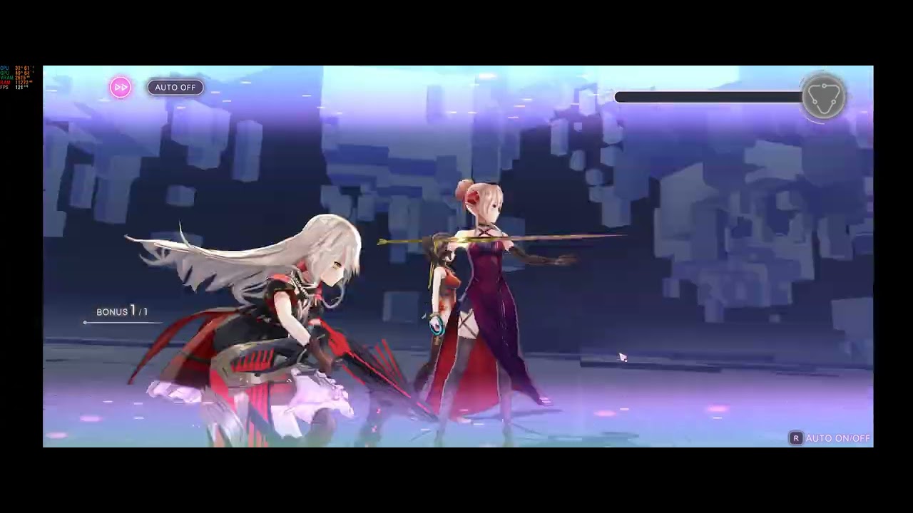 #New【緋染天空】鐘樓Hell模式 - 21F（莓）- 雷白虎 - 2T ＃【heaven burns red】【ヘブバン】 - YouTube