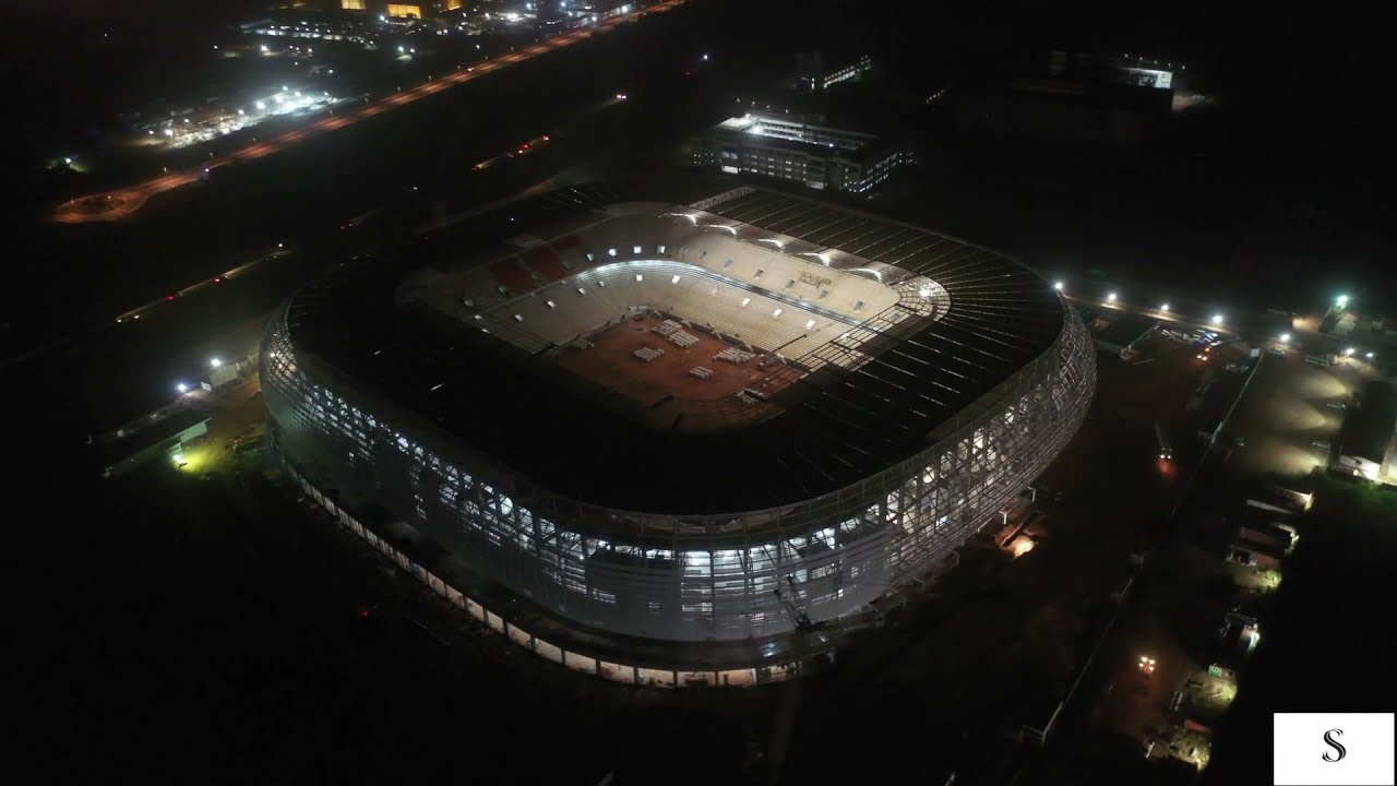 Senegal National Stadium Construction Part IV - YouTube