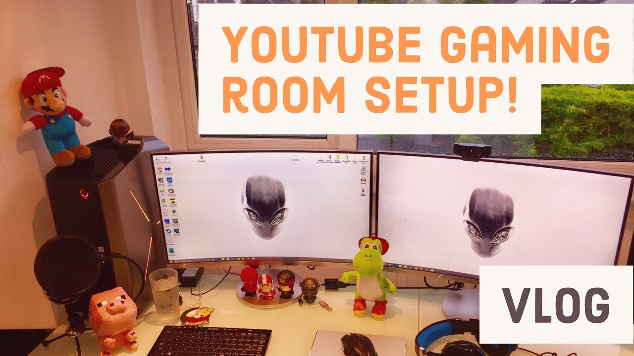 YOUTUBE GAMING ROOM SETUP VLOG! THE JOURNEY BEGINS! - YouTube
