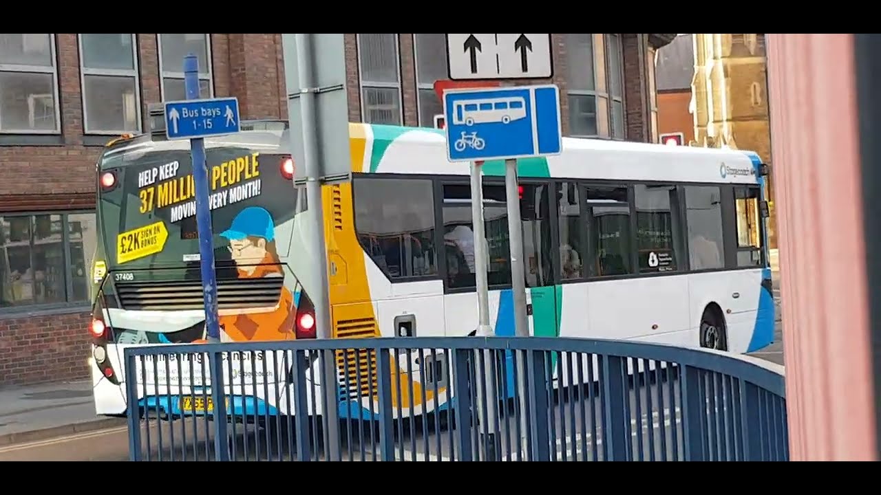 Here is the new livery stagecoach bus 37408 on the number 2 in ...