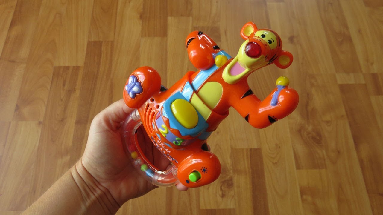 Vtech Bounce 'N Learn Tigger Rattle - Winnie the Pooh Toy for Babies ...