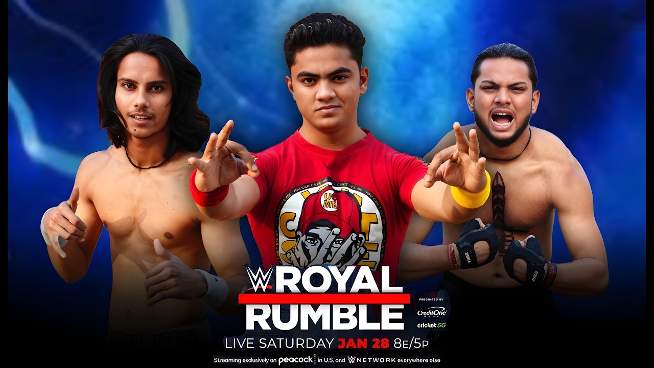 WWE - Royal Rumble 2025 | John Cena vs Brock Lesnar vs Seth Rollins ...