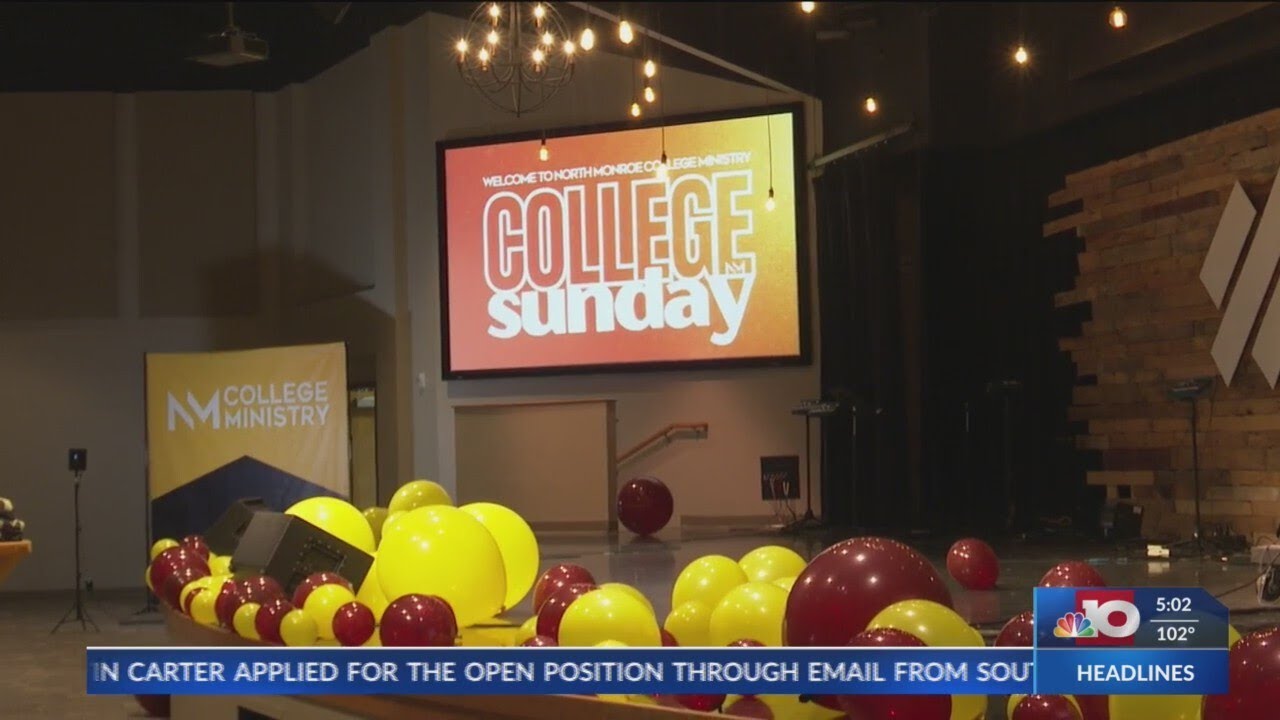 North Monroe College Ministry welcomes students to a College Sunday ...