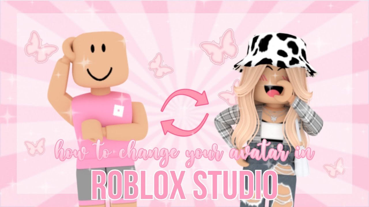 how to change your faces, accessories and hair in roblox studio/gfx ...