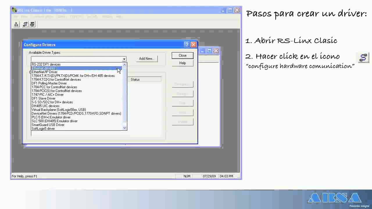 08-Principios de programación-Configuración de driver - YouTube