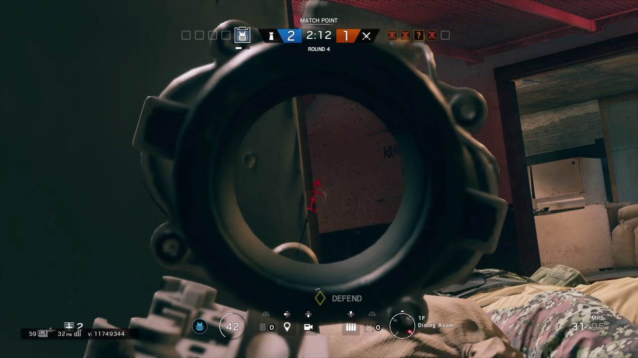 4v1 clutch R6 siege - YouTube