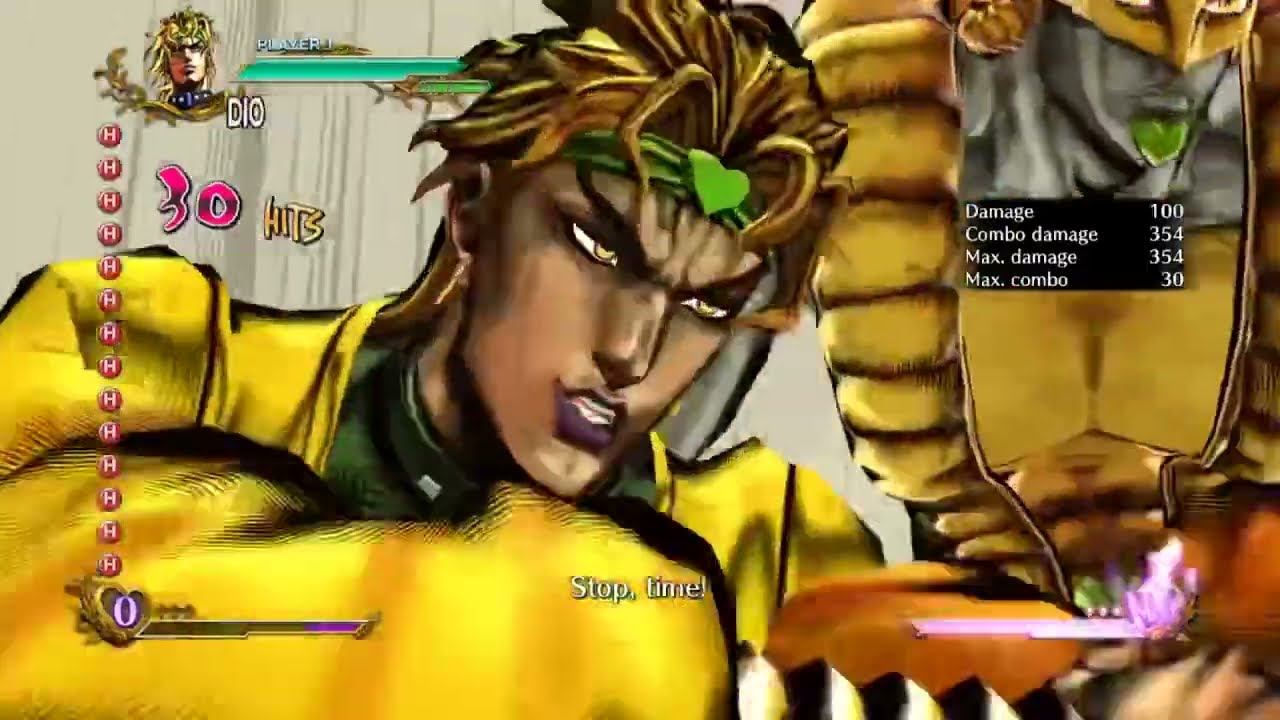 JoJo’s Bizarre Adventure All Star Battle DIO Road Roller Da! Combo ...