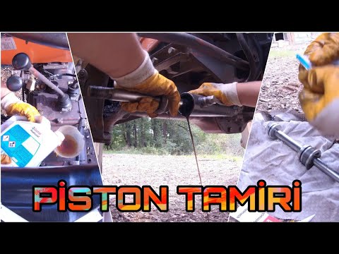 TRAKTÖRÜN DİREKSİYON PİSTONU ARIZALANDI TAMİRLEDİM / (NASIL TAMİR EDİLİR )