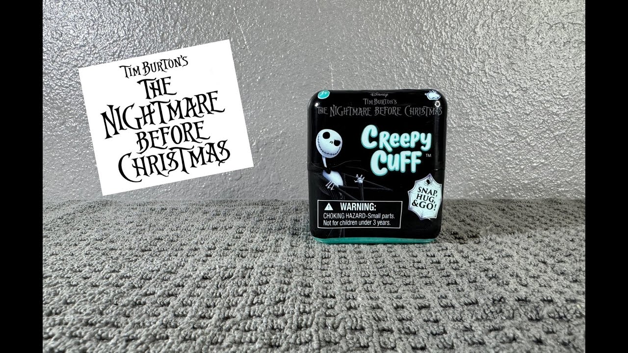 Tim Burton's The Nightmare Before Christmas Creepy Cuff Unboxing - YouTube