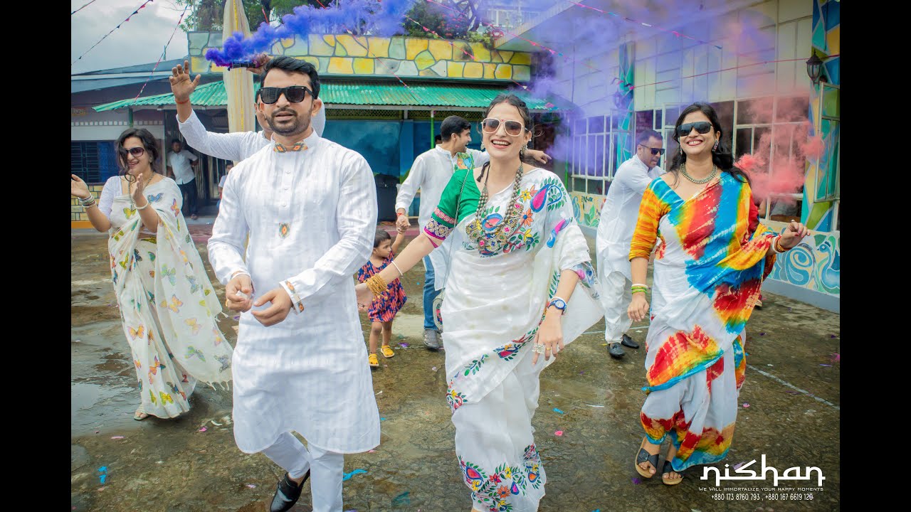 Color Festival of Puspal X Angkana by Team Nishan - YouTube