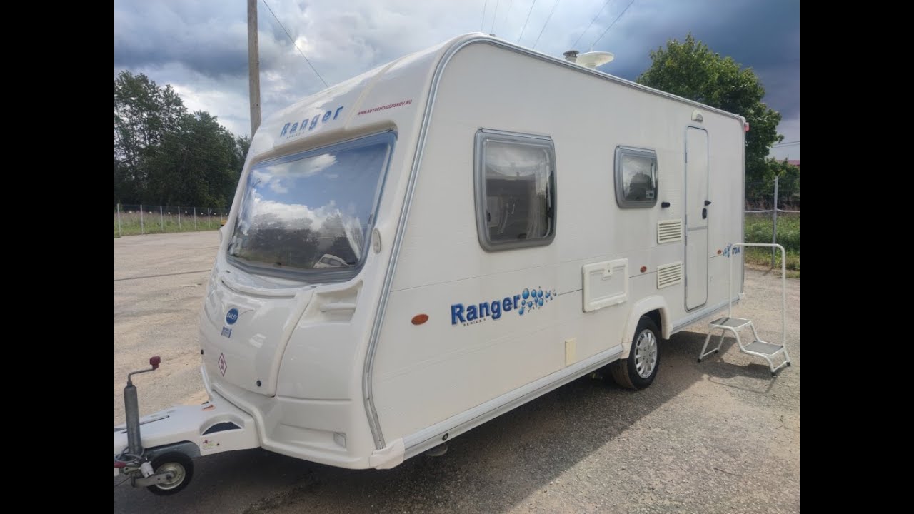 Обзор каравана-туриста Bailey Ranger 470 модель 2007 года 4 места с ...
