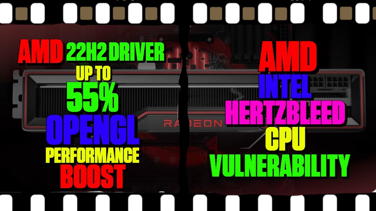 AMD Driver Performance Boost & AMD and Intel Hertzbleed CPU Vulnerability - 135 - YouTube
