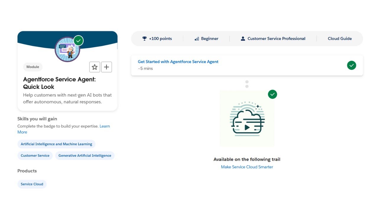 Agentforce Service Agent: Quick Look - Salesforce Trailhead - YouTube