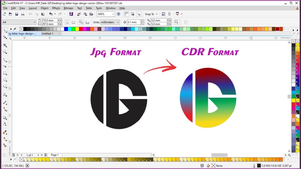 How To Convert JPG To CDR File In CorelDRAW Tutorial BY Zakki Graphics how-to-convert-jpg-to-cdr-file-in-coreldraw-tutorial-by-zakki-graphics
