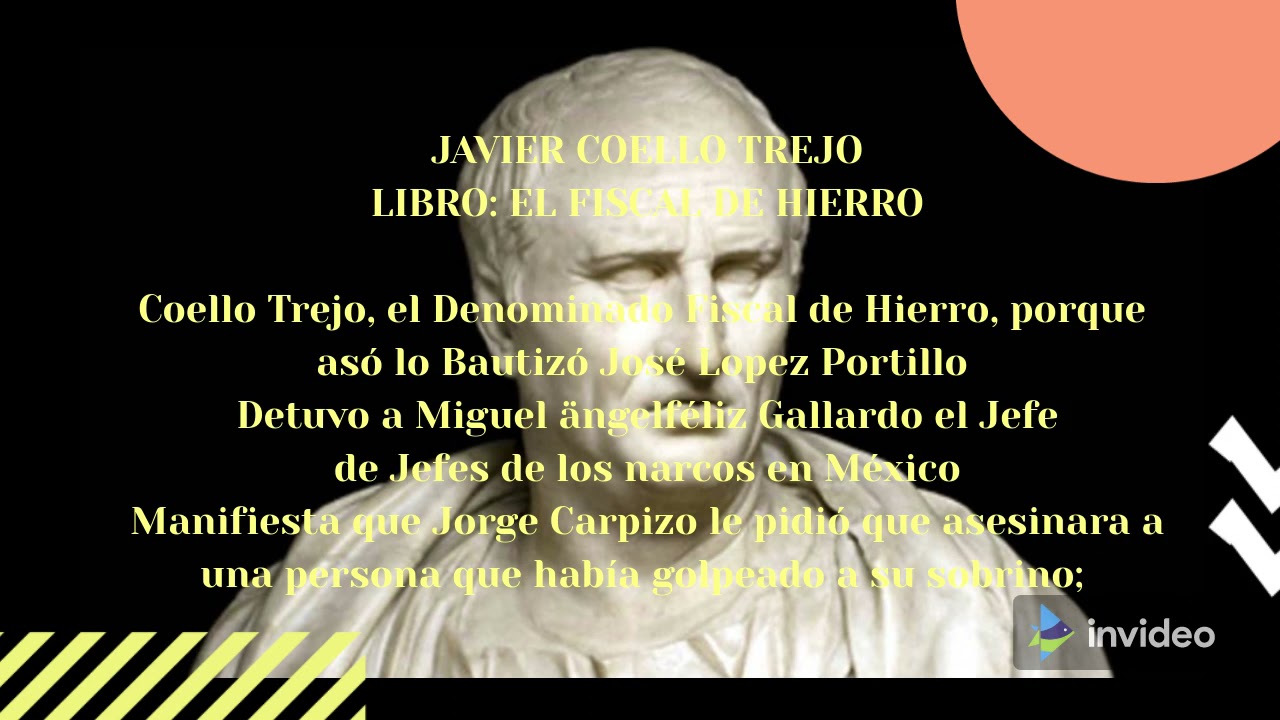 JAVIER COELLO TREJO LIBRO EL FISCAL DE HIERRO - YouTube