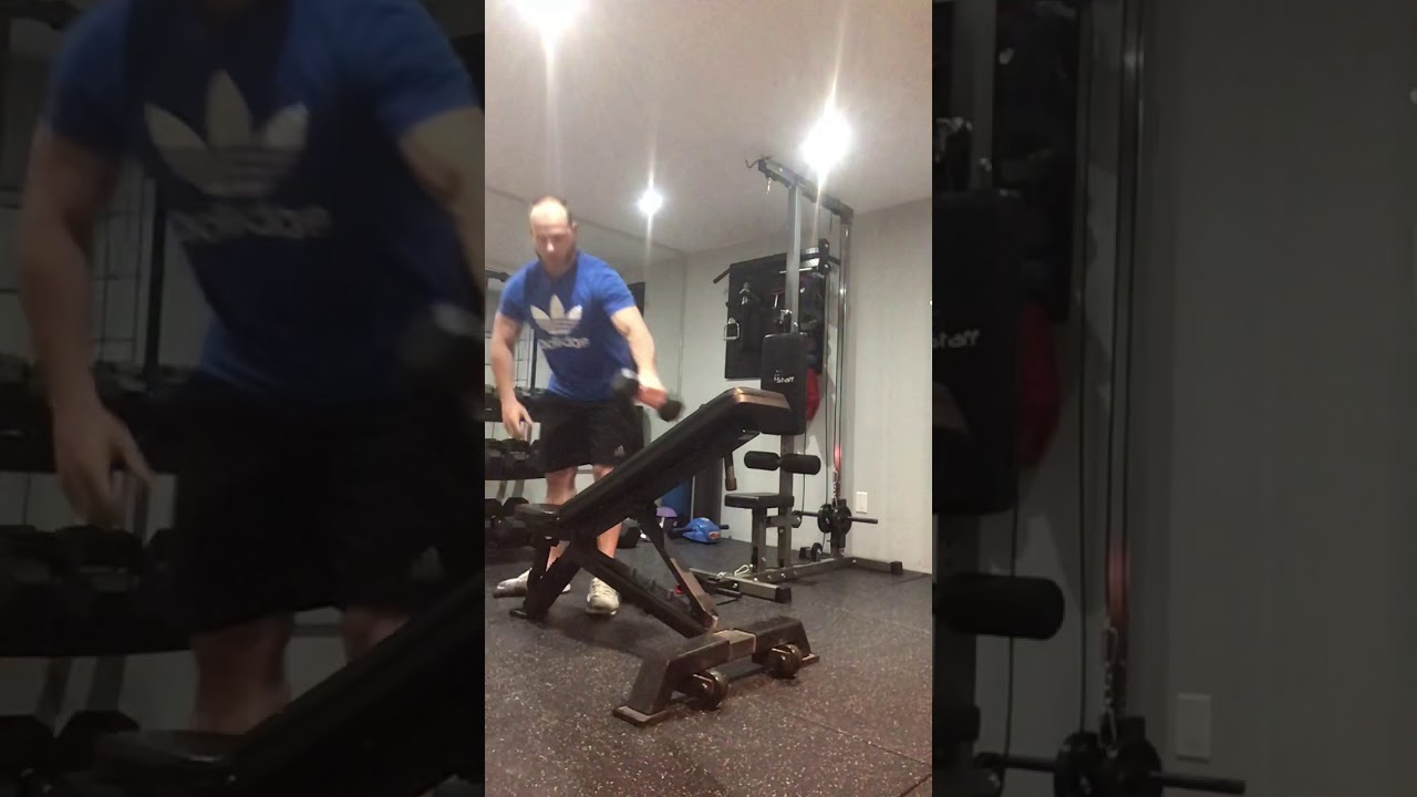 Powell Raise - Low Incline - Dumbbell - YouTube