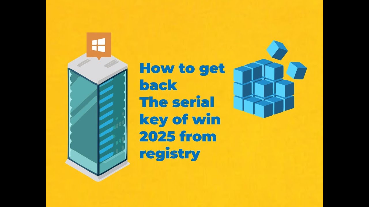 How to get backThe serial key of win 2025 from registry - YouTube