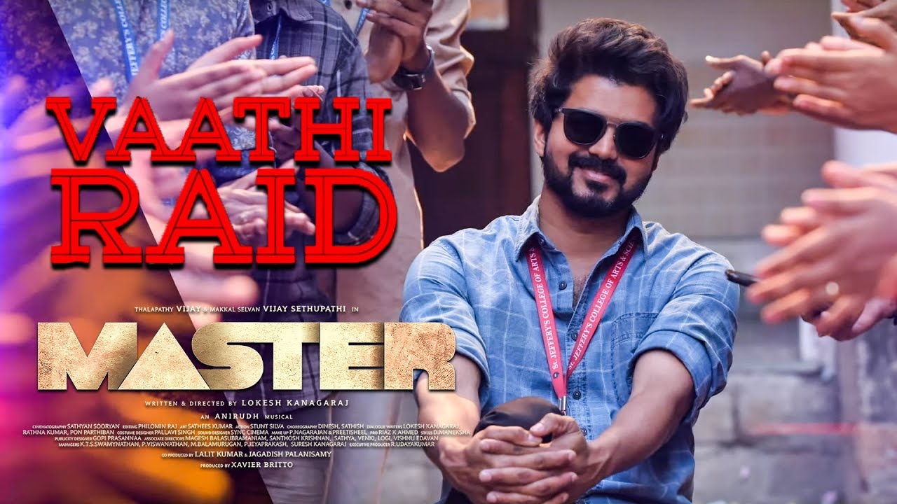 Master Third Single : Vaathi Raid Update | Thalapathy Vijay | Lokesh ...