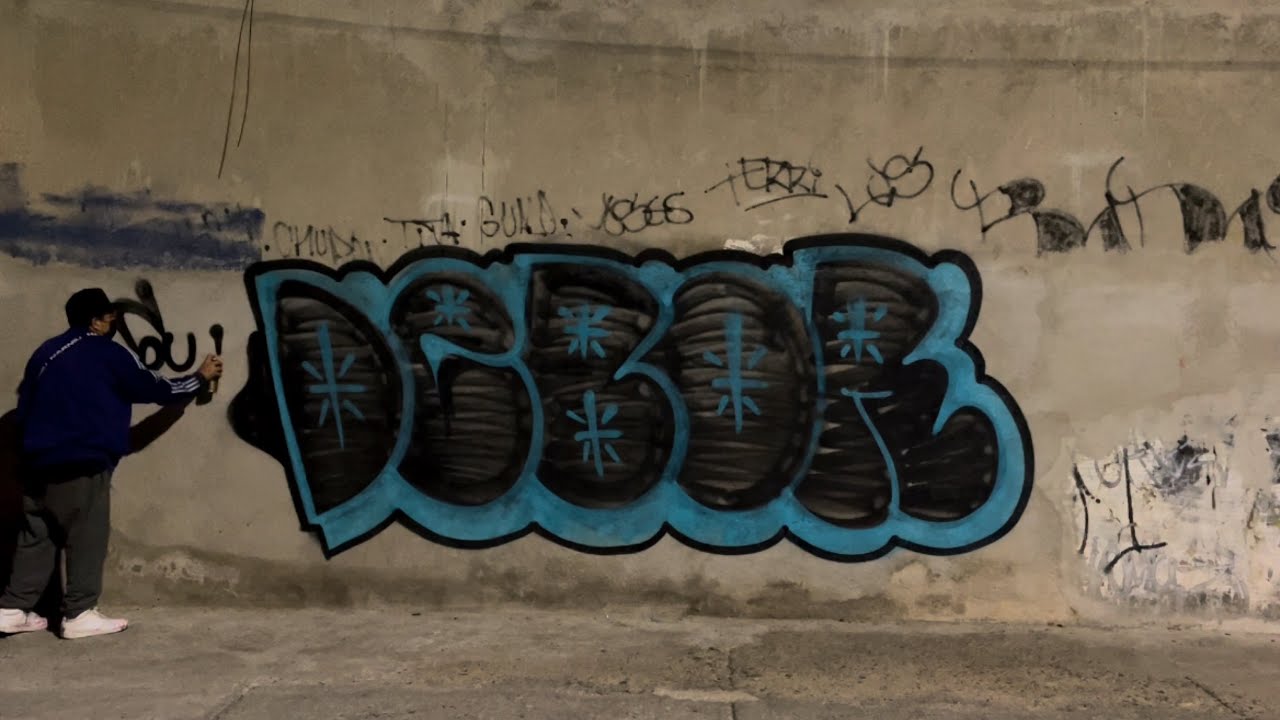 Graffiti ilegal misión pt. 5 dhebor - YouTube