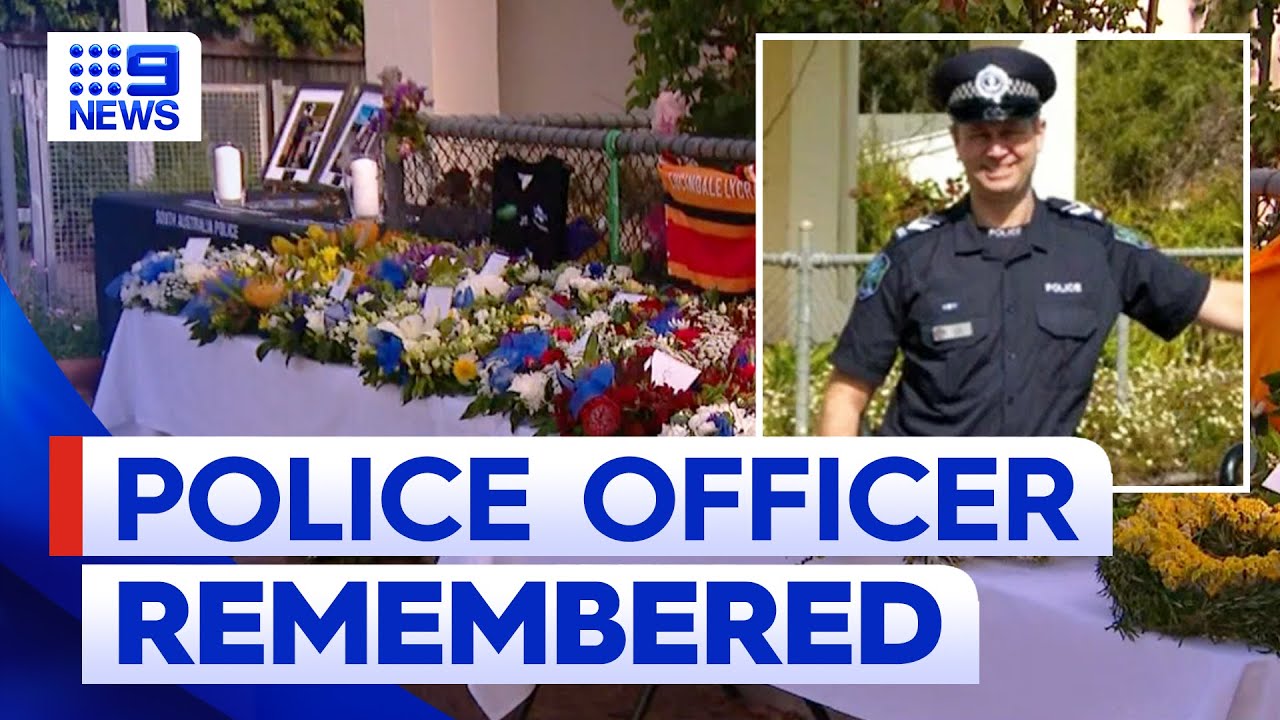 SA police officer being remembered by community | 9 News Australia ...