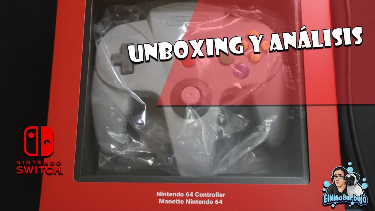 NINTENDO 64 SWITCH CONTROLLER || UNBOXING Y ANÁLISIS EN ESPAÑOL - YouTube