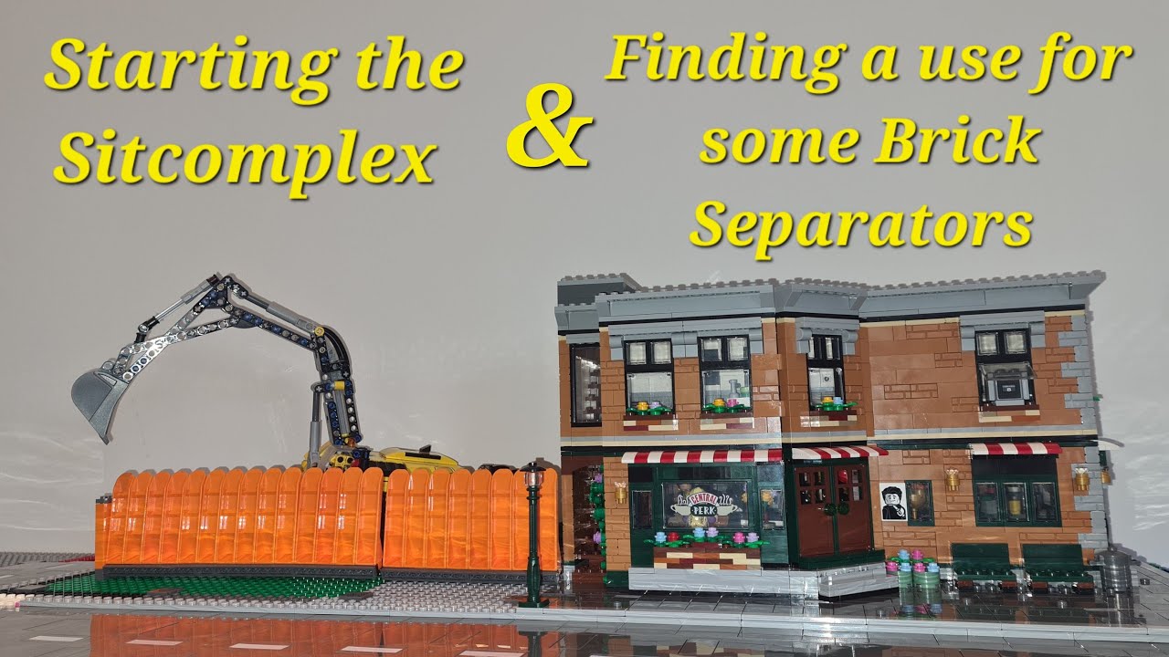 Lego City Update 35 - Placing the Sitcomplex and repurposing some brick ...