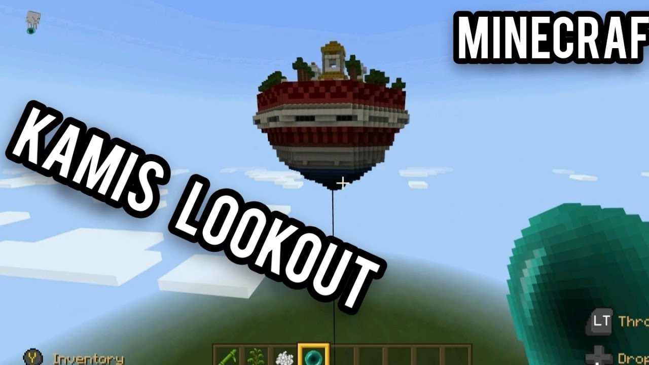 How to Build a Mini (Kamis LookOut DBZ) Minecraft Tutorial - YouTube