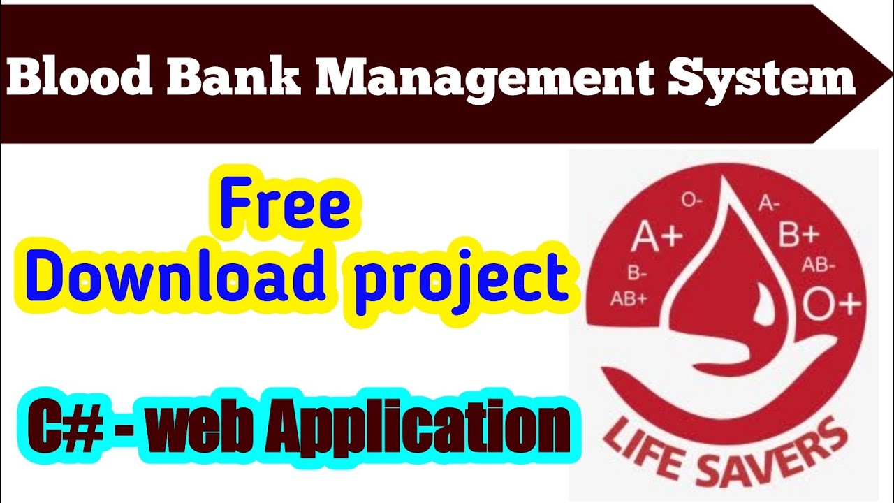 C# | Blood bank management system project | Blood Bank |Blood Bank ...