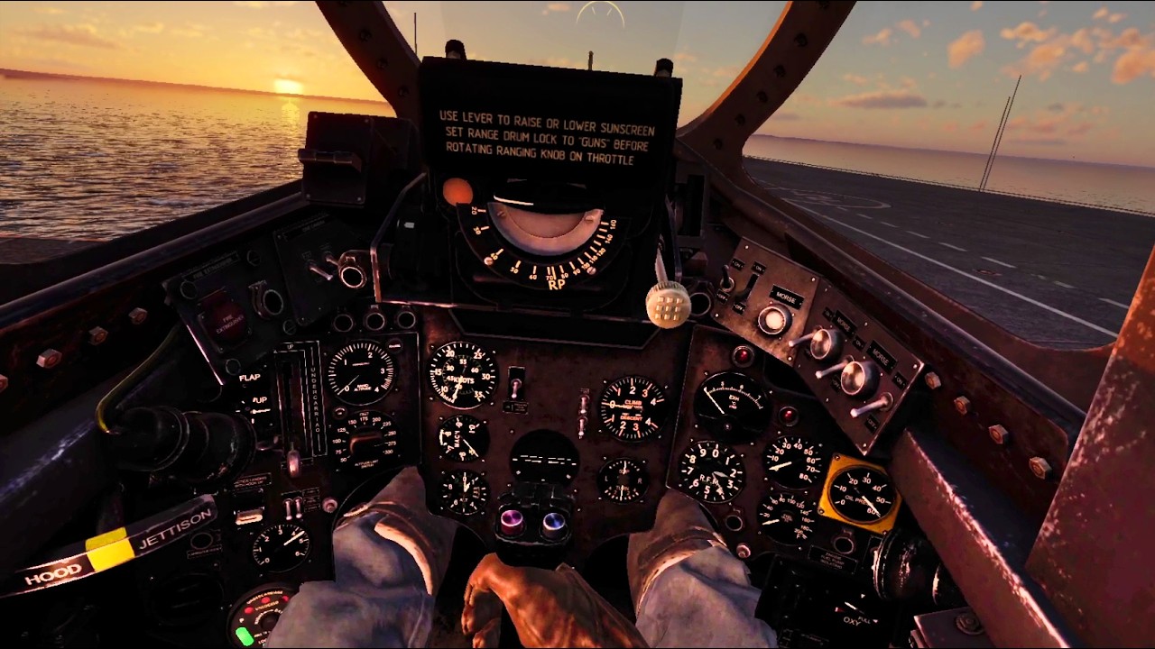 Первый вылет на Attacker FB.2 в VR шлеме в War Thunder. СБ режим. - YouTube