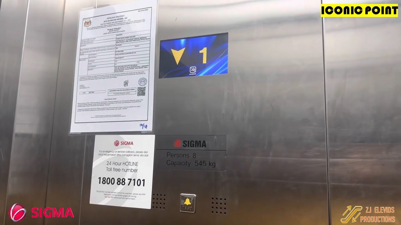 Brand New Rebranded Sigma (OTIS Gen2) Elevators at Iconic Point ...
