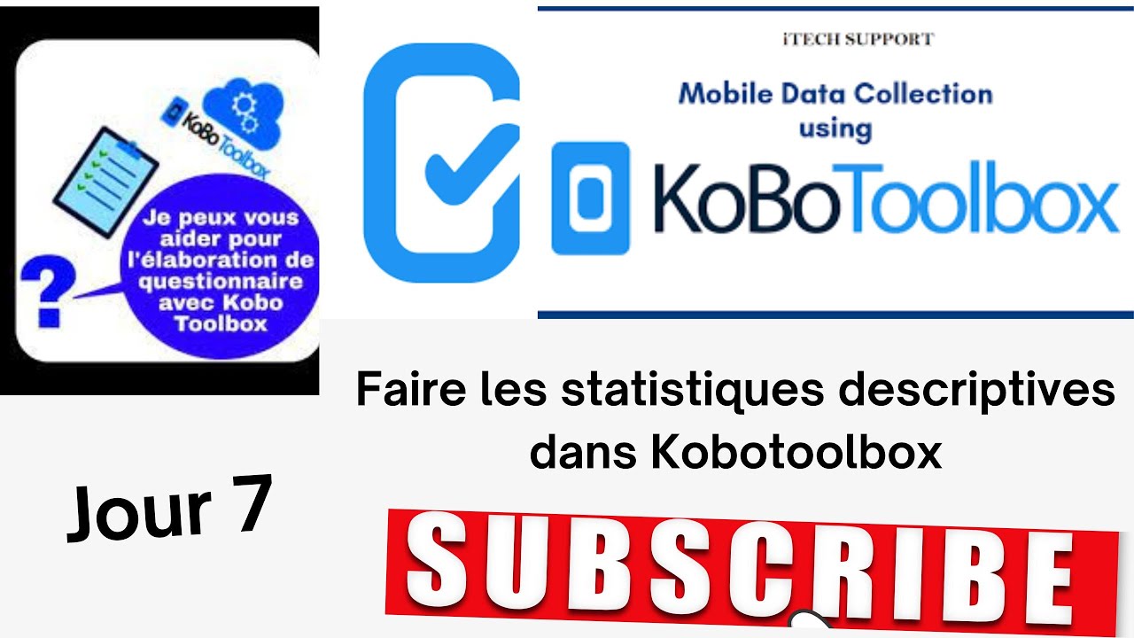 Faire les statistiques descriptives dans Kobotoolbox - YouTube