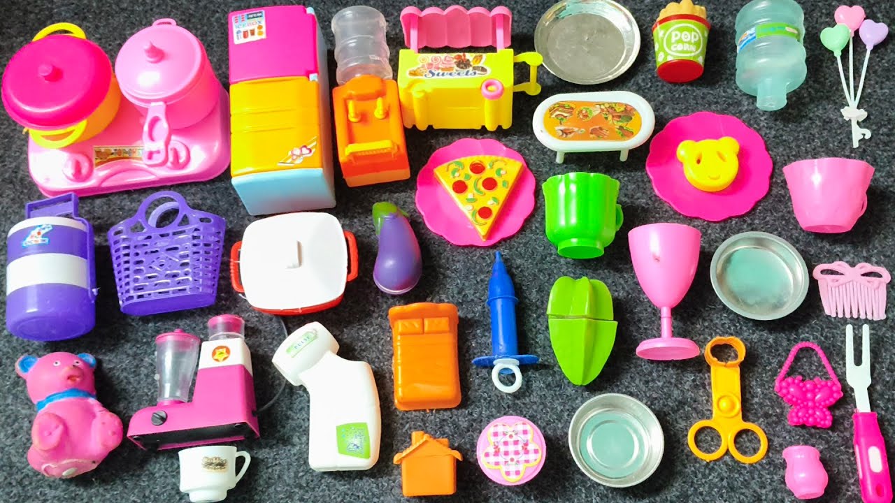 30+ Mini Kitchen Toys Set Under ₹100! | Full Review & Demo! - YouTube