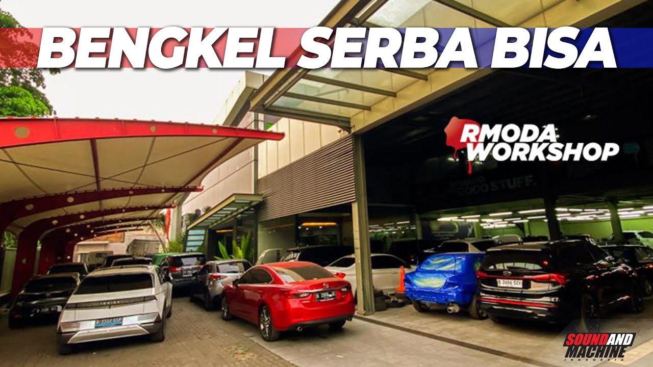 Gerebek Bengkel RMODA Workshop Jakarta | Bisa Muat 120-an Mobil ! - YouTube