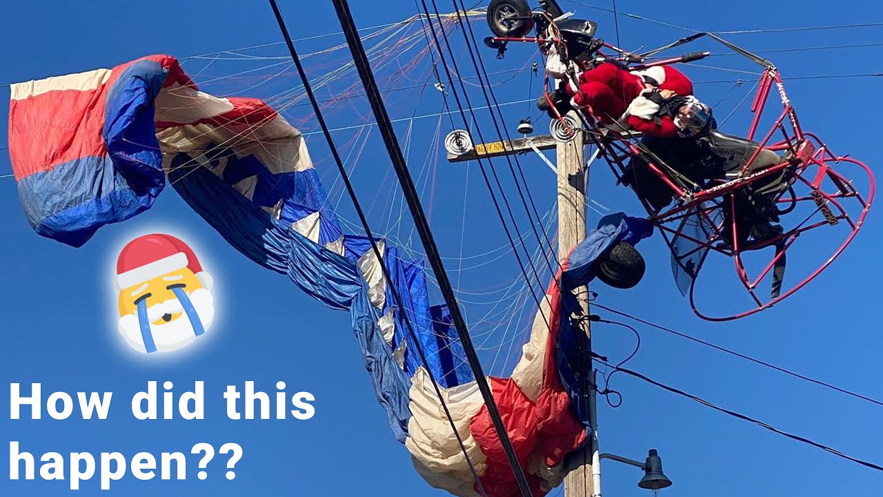 My Thoughts On The Santa Powered Parachute Crash... - YouTube