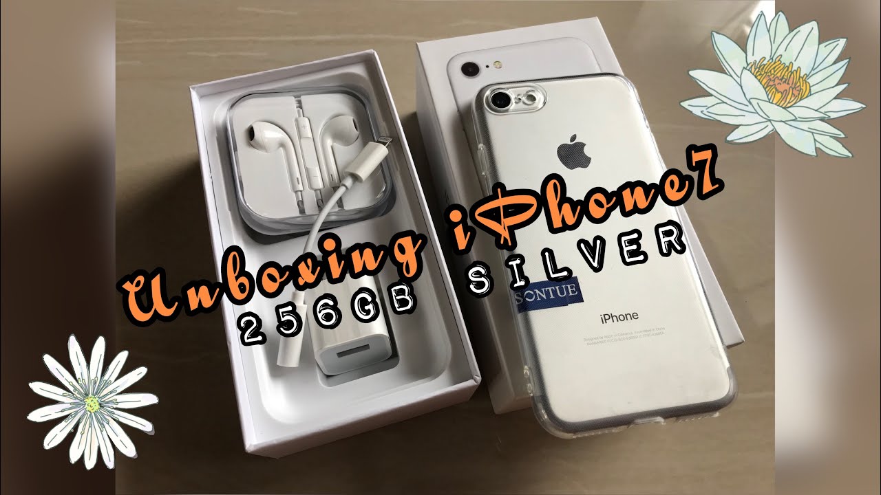 Unboxing iPhone 7 from Shopee | 256GB Silver | Sontue Shopee - YouTube
