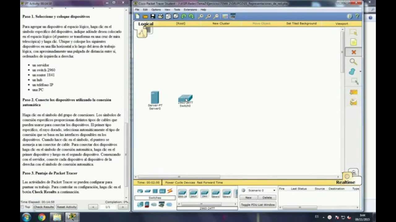 01.Representaciones de red en Packet Tracer - YouTube