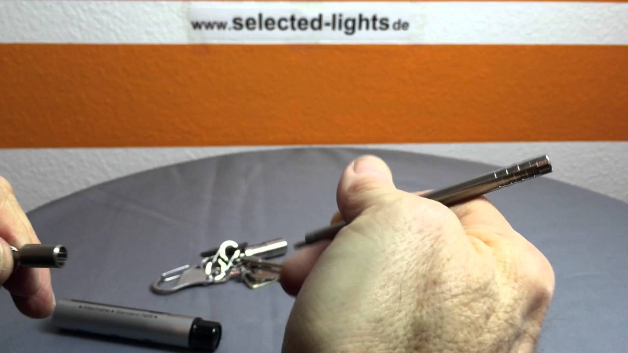 Pico Pen Ti Titanium Keychain Pen - YouTube