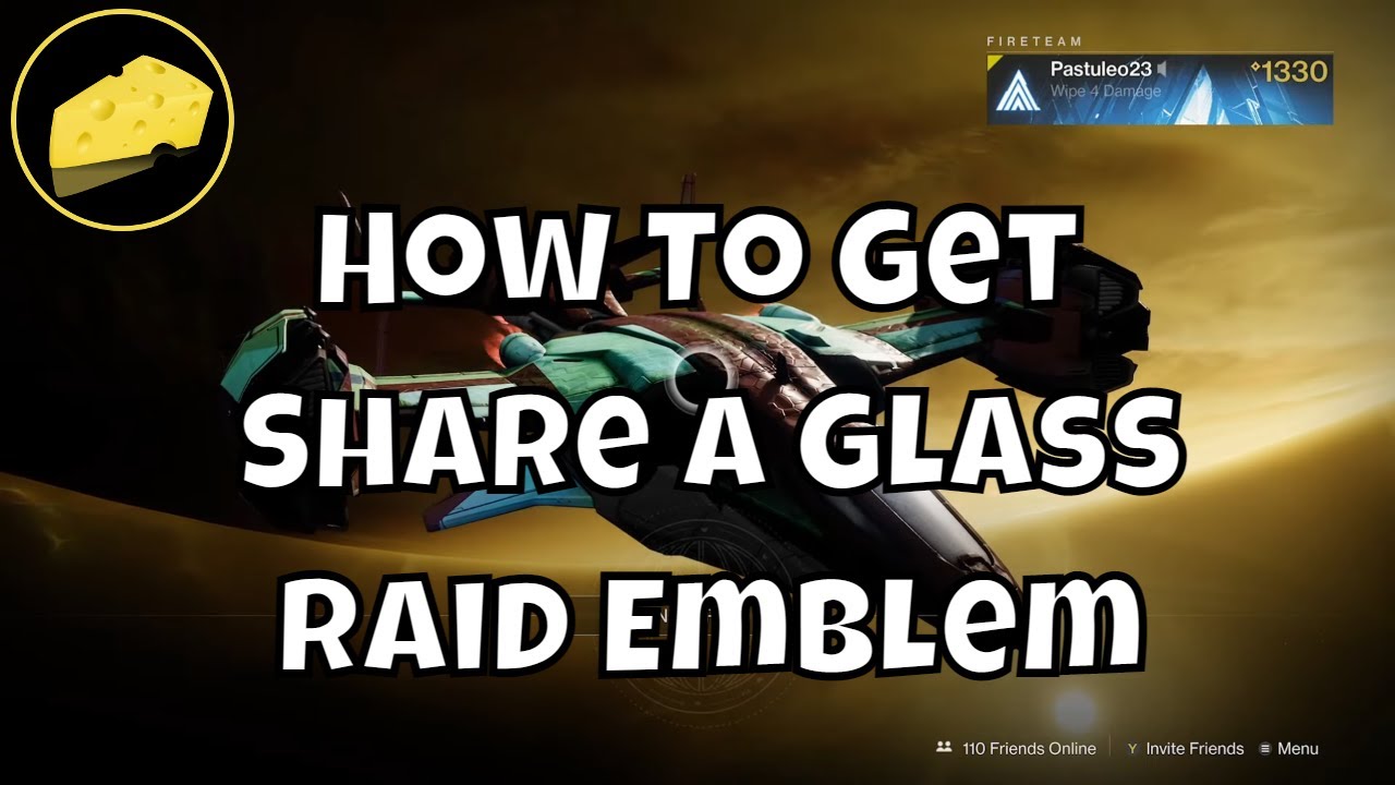 How To Get Share A Glass Emblem Guide Vault of Glass Raid - YouTube