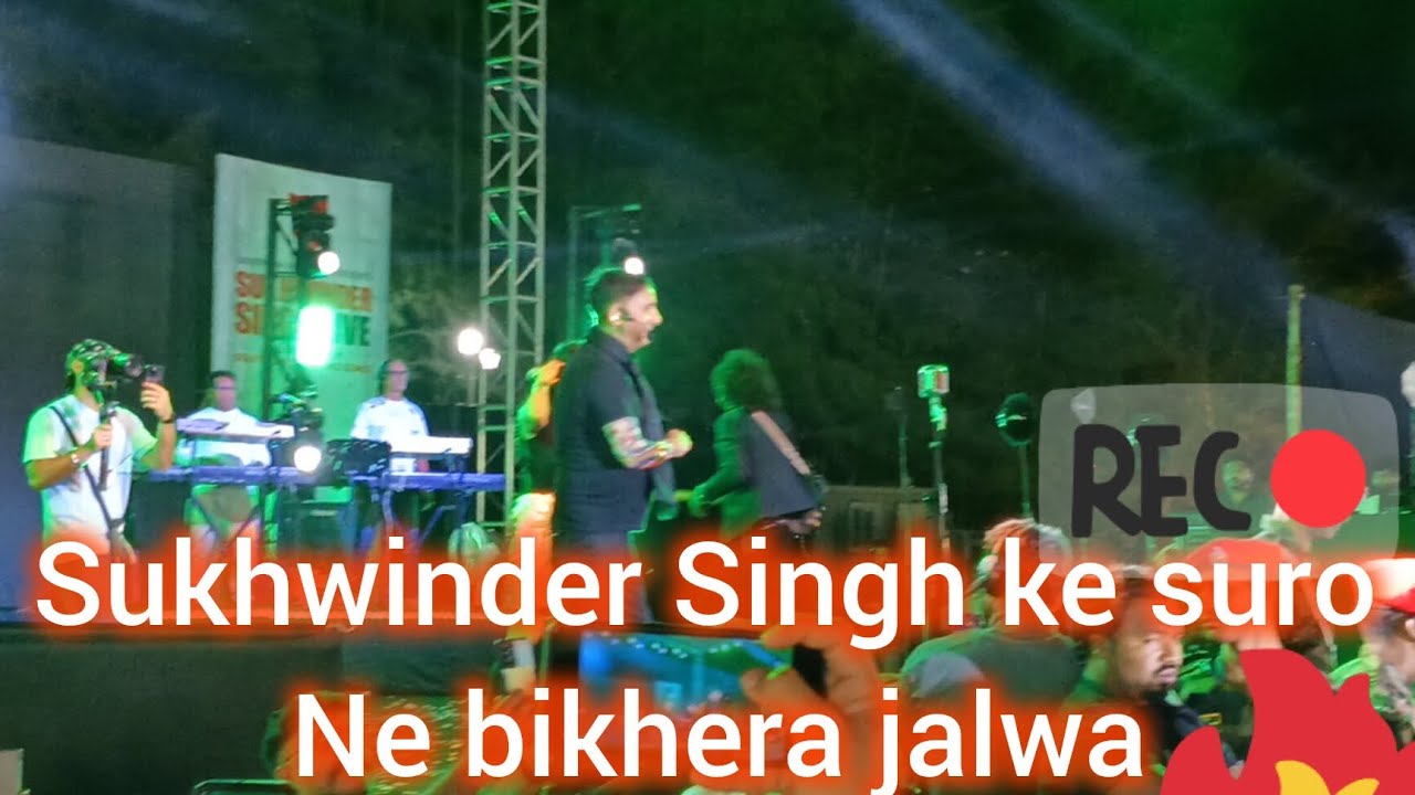 playback singer Sukhvinder singh live performance in our Army aria#Jay ...
