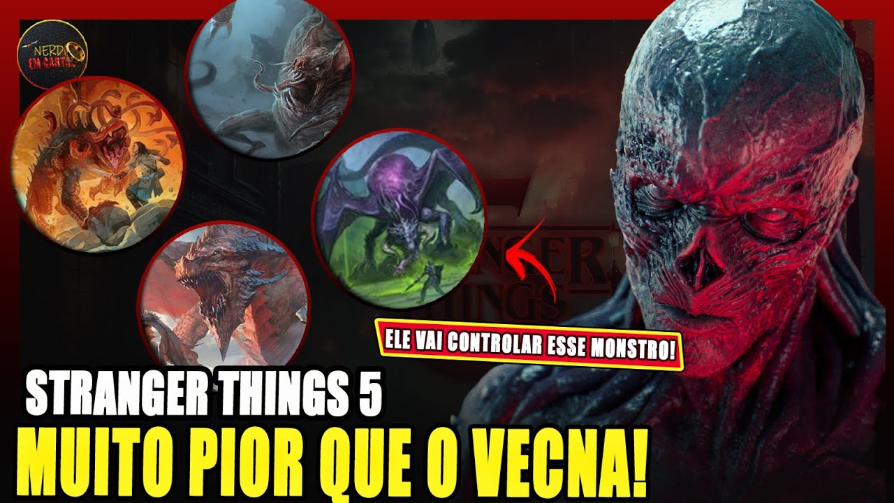 AS 5 PIORES CRIATURAS DE D&D QUE DEVEM APARECER EM STRANGER THINGS 5 ...