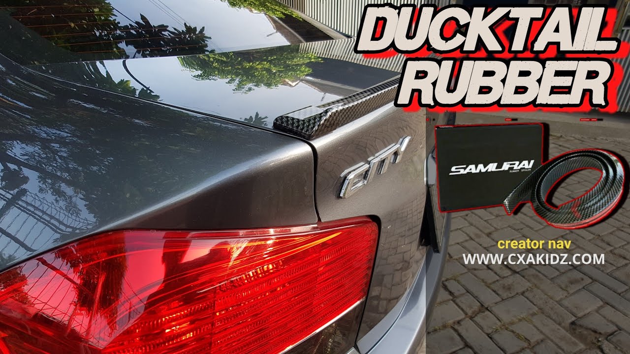 Proses Pemasangan Ducktail Rubber | Samurai - YouTube