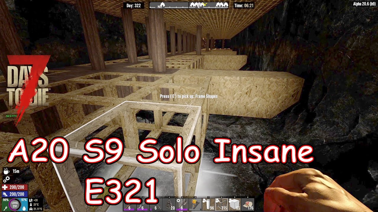 7DTD - Crafting and Grinding - A20 S9 E321 - Solo Insane - Vanilla + Modlets - YouTube