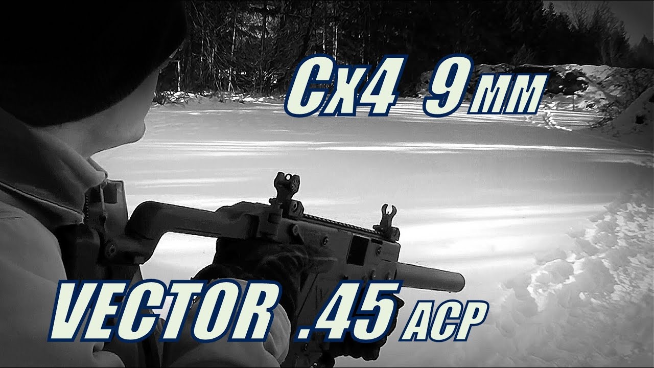 Recoil Comparison - Kriss Vector & Beretta Cx4 Storm - YouTube