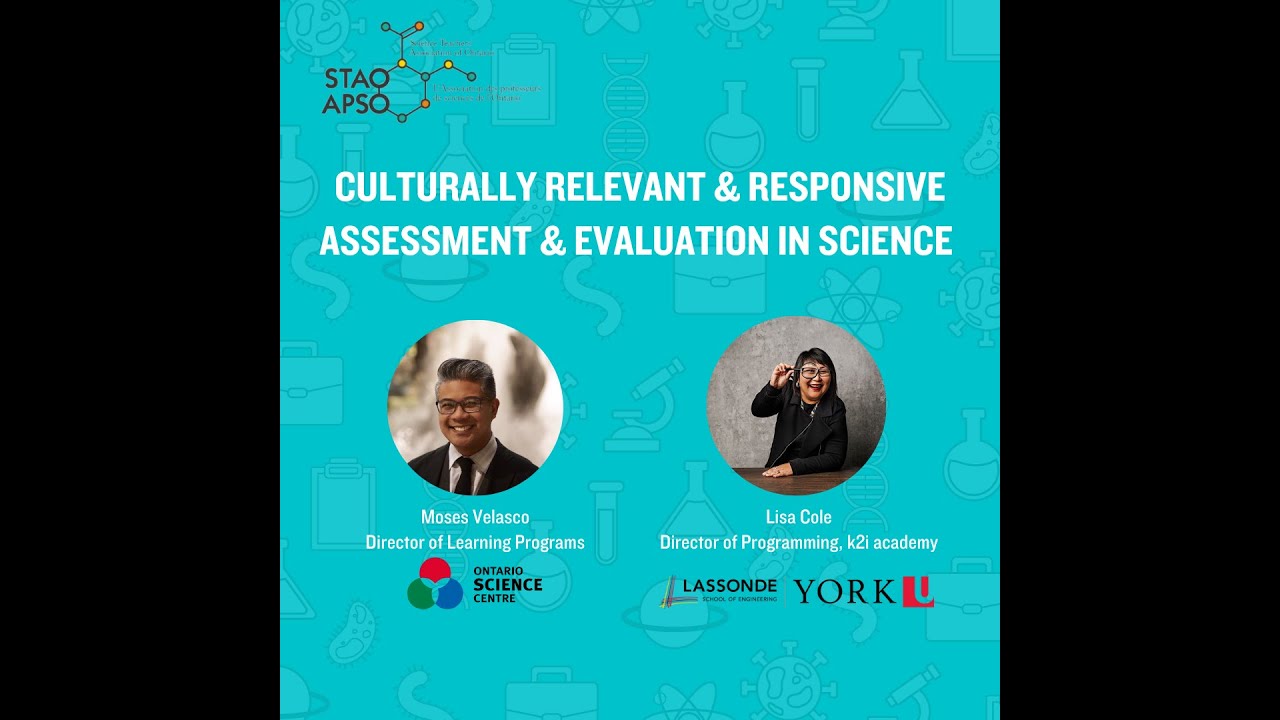 Culturally Relevant and Responsive Assessment and Evaluation in Science - YouTube