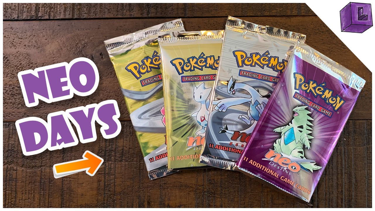 Opening Neo Destiny and 1st Edition Neo Genesis Pokemon Booster Packs ...