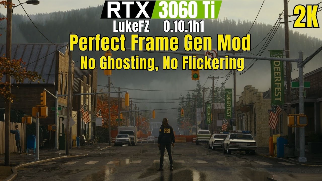 Alan Wake 2 Frame Gen Mod LukeFZ | RTX 3060 Ti | Performance test ...